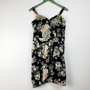 American Rag | Dresses | American Rag Floral Retro Mini Dress Sz X Nwot ...